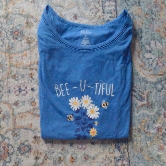Tops | Blue Bumble Bee Tshirt | Poshmark